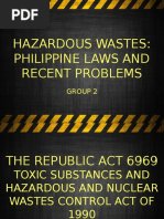 RA 6969: Toxic Substances Management | PDF | Hazardous Waste | Waste ...