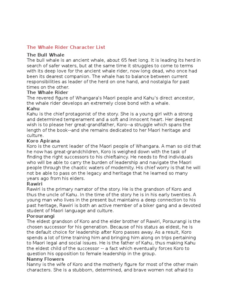 The Hale Rider | PDF | Hero | Whales