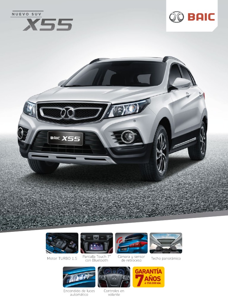 Ficha Técnica Baic X55 | PDF