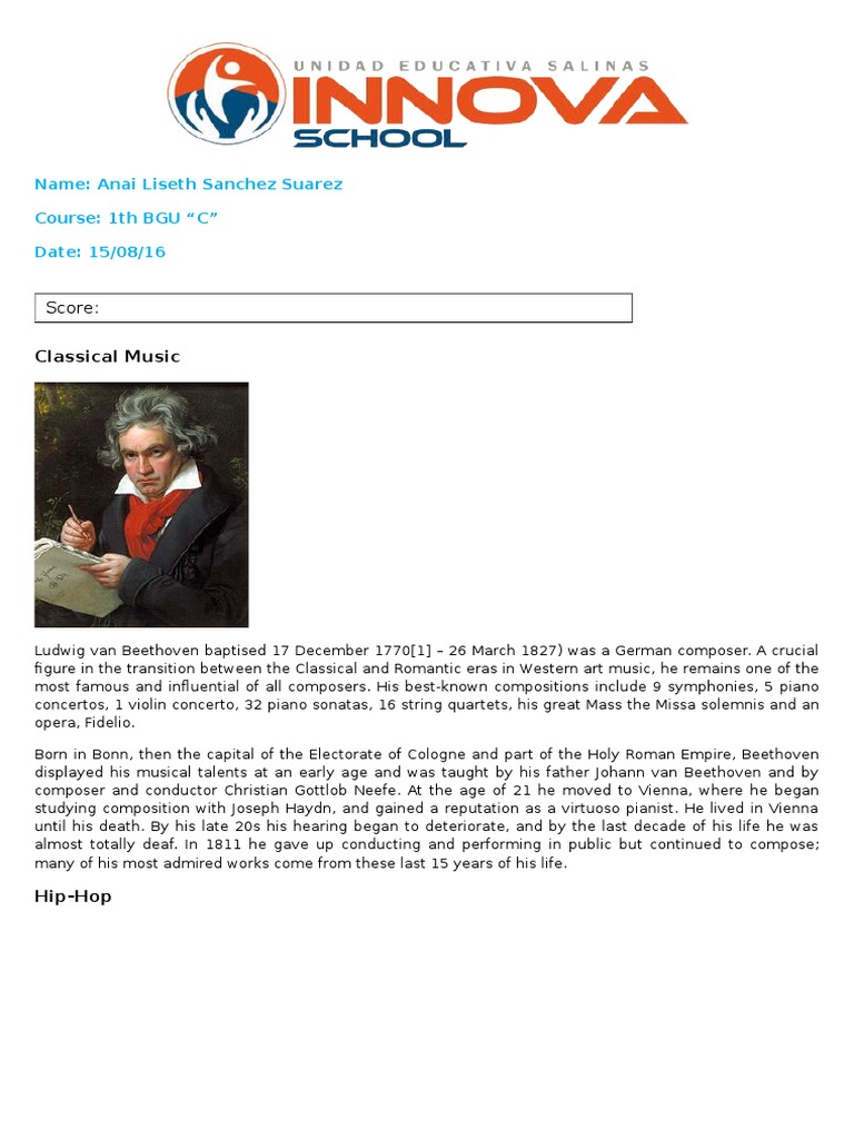 Score:: Classical Music | PDF