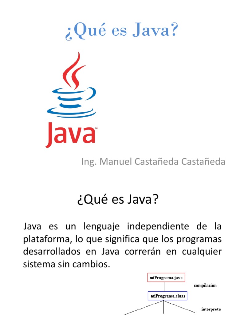 Qué Es Java | PDF | Java (lenguaje de programación) | Objeto (informática)
