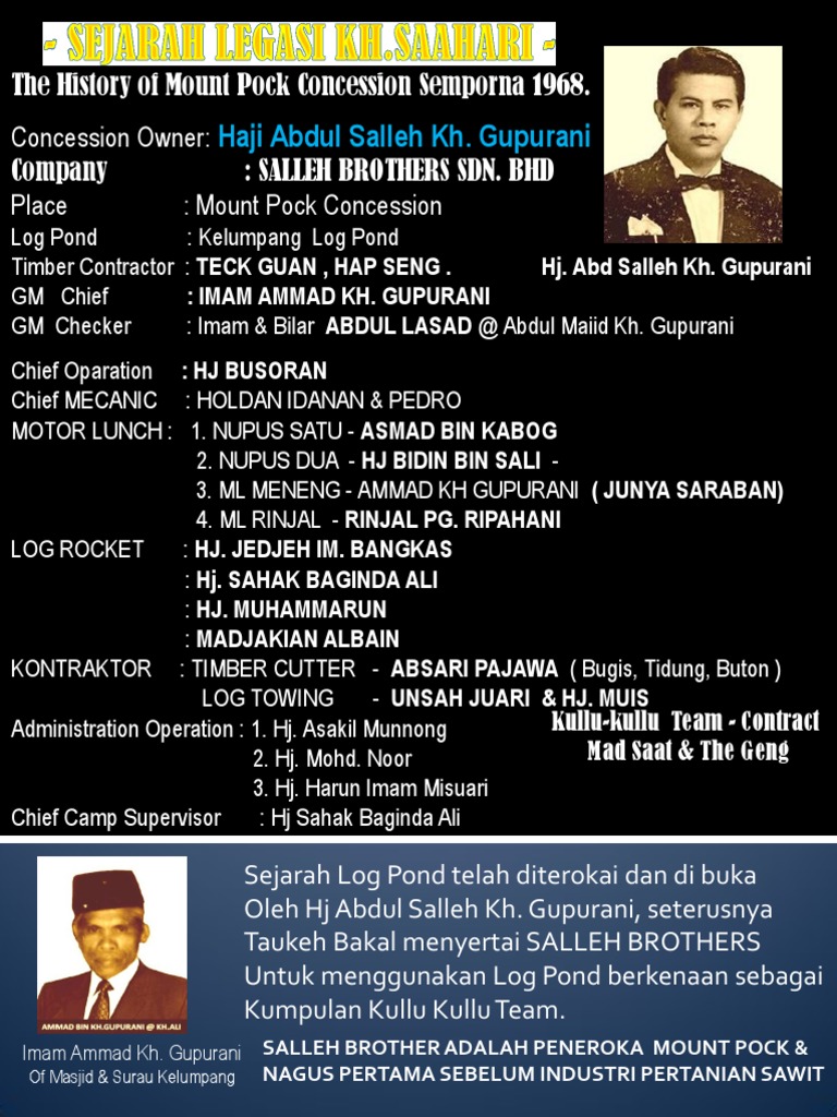 History of Timber Concession Semporna | PDF | Social Science