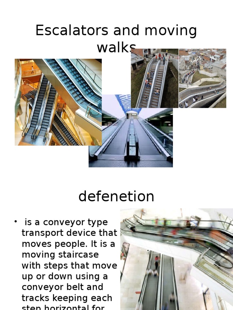 Moving Stairs: Understanding Escalators and Walks | PDF | Escalator ...