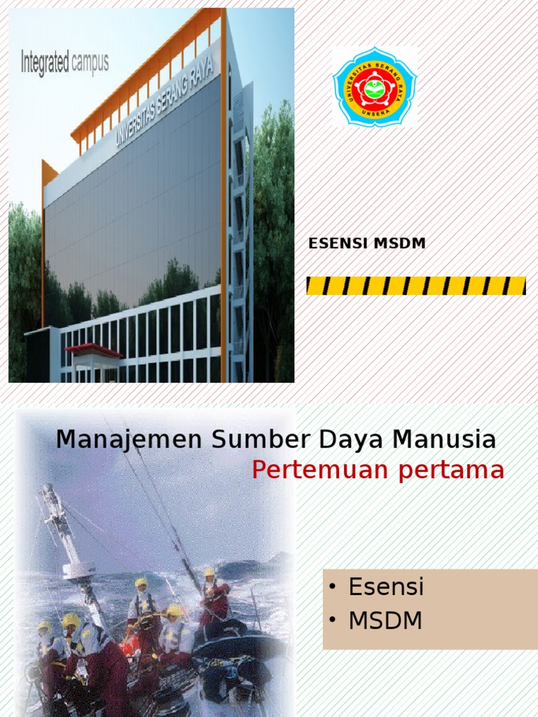Esensi MSDM 1 | PDF | Karier & Perkembangan | Bisnis