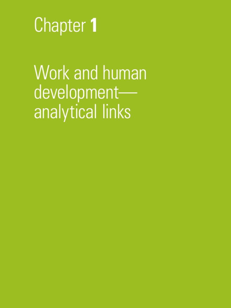 Chapter 1 | PDF | Human Development (Humanity) | Trade Union