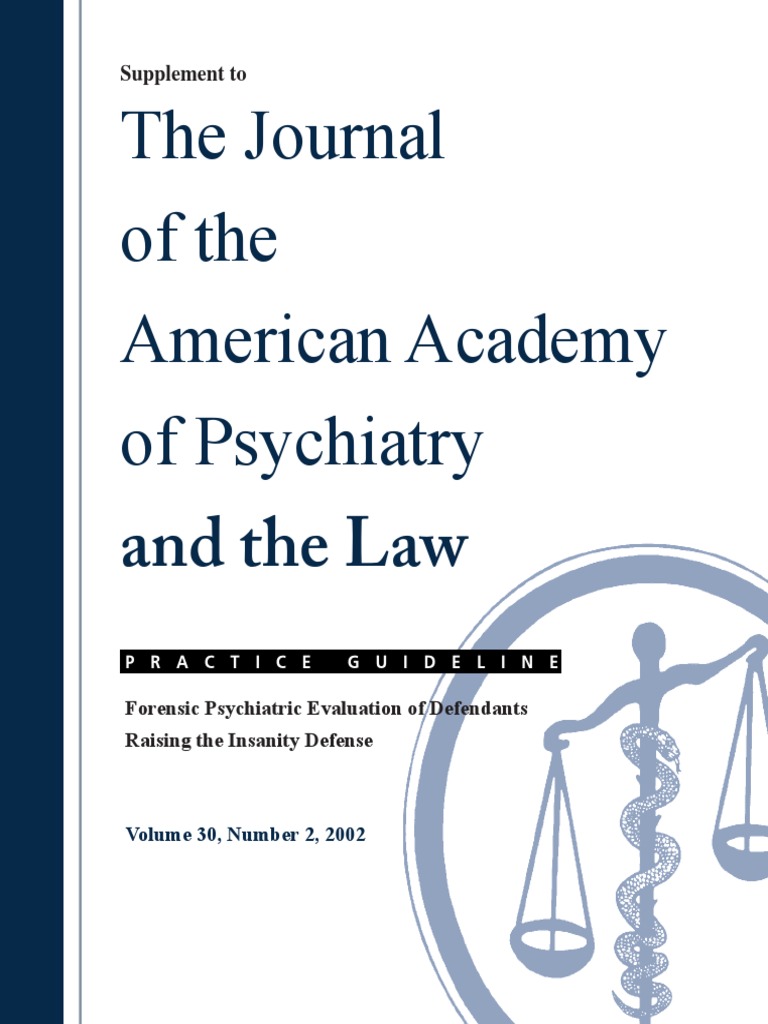 Insanity Defense Guidelines | PDF