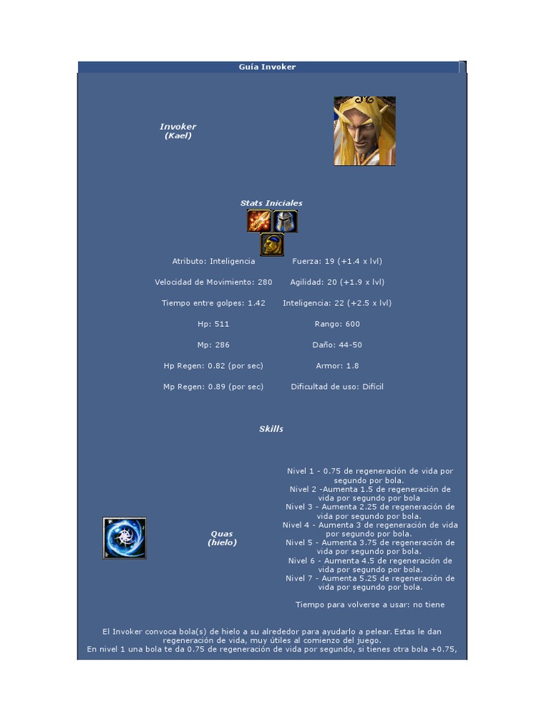 Guía Invoker | PDF | Ocio | Naturaleza