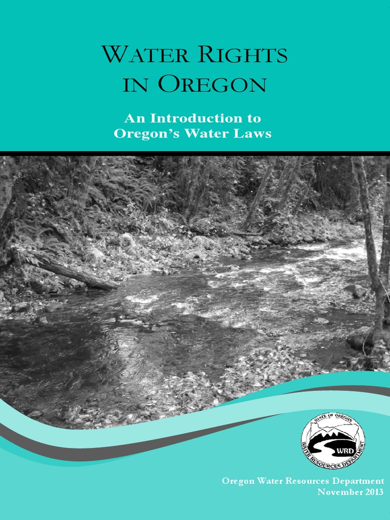 Water Rules Oregon | PDF | Water Right | Groundwater