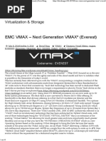 EMC Vmax Architecture: Detailed Explanation | PDF | Computer Data Storage | Computer Hardware