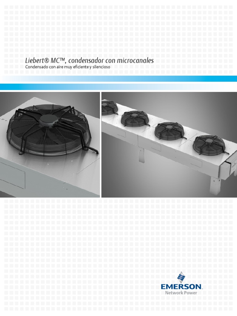 Condensador Liebert MC | Descargar gratis PDF | Ventilador mecánico ...