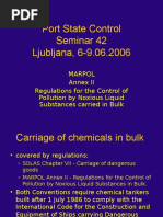 MARPOL Annex II: Noxious Liquid Standards | PDF