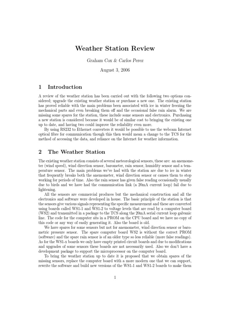 Building A Simple Weather Station Using Sensors And Microcontrollers ...