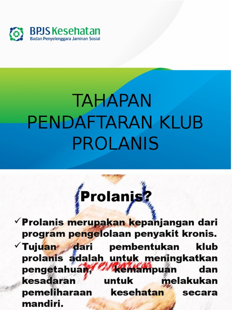 Pendaftaran dan Tujuan Program Prolanis | PDF