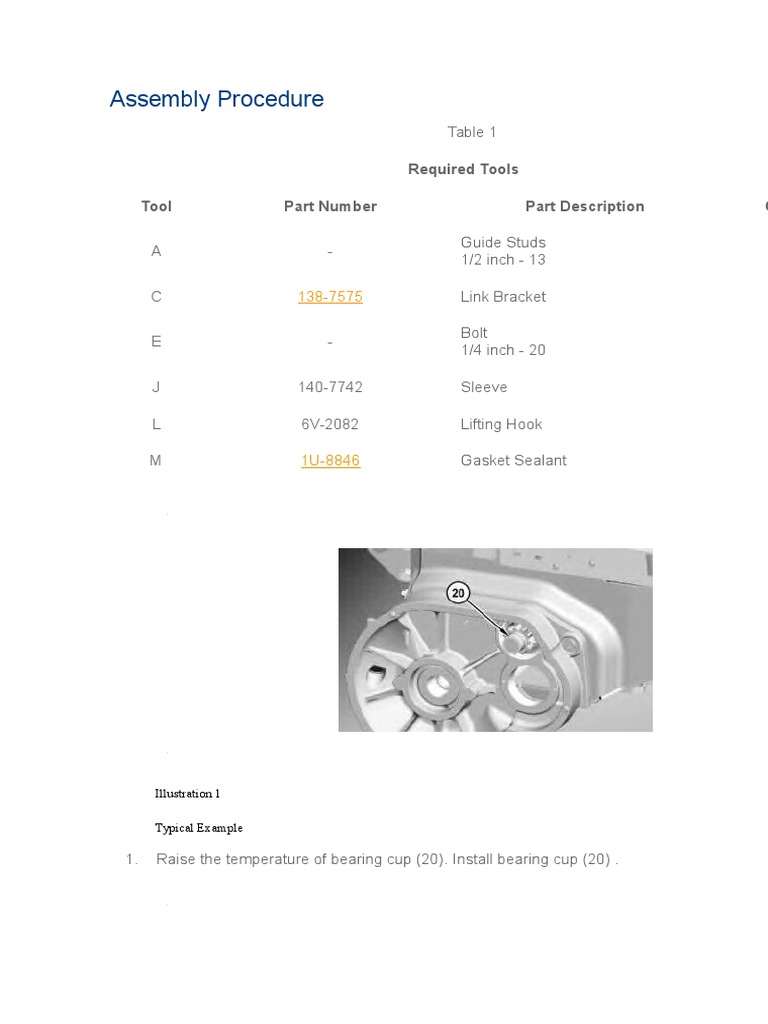 Assembly Procedure | PDF | Nut (Hardware) | Transmission (Mechanics)
