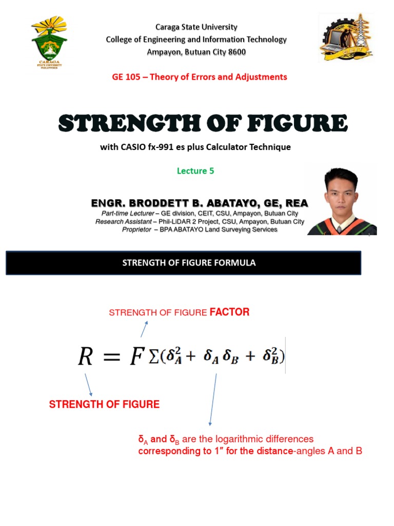 GE 105 Lecture 5 (STRENGTH OF FIGURE) By: Broddett Bello Abatayo | PDF ...