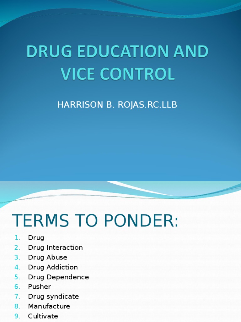 Drugs Powerpoint | PDF | Illegal Drug Trade | Opium
