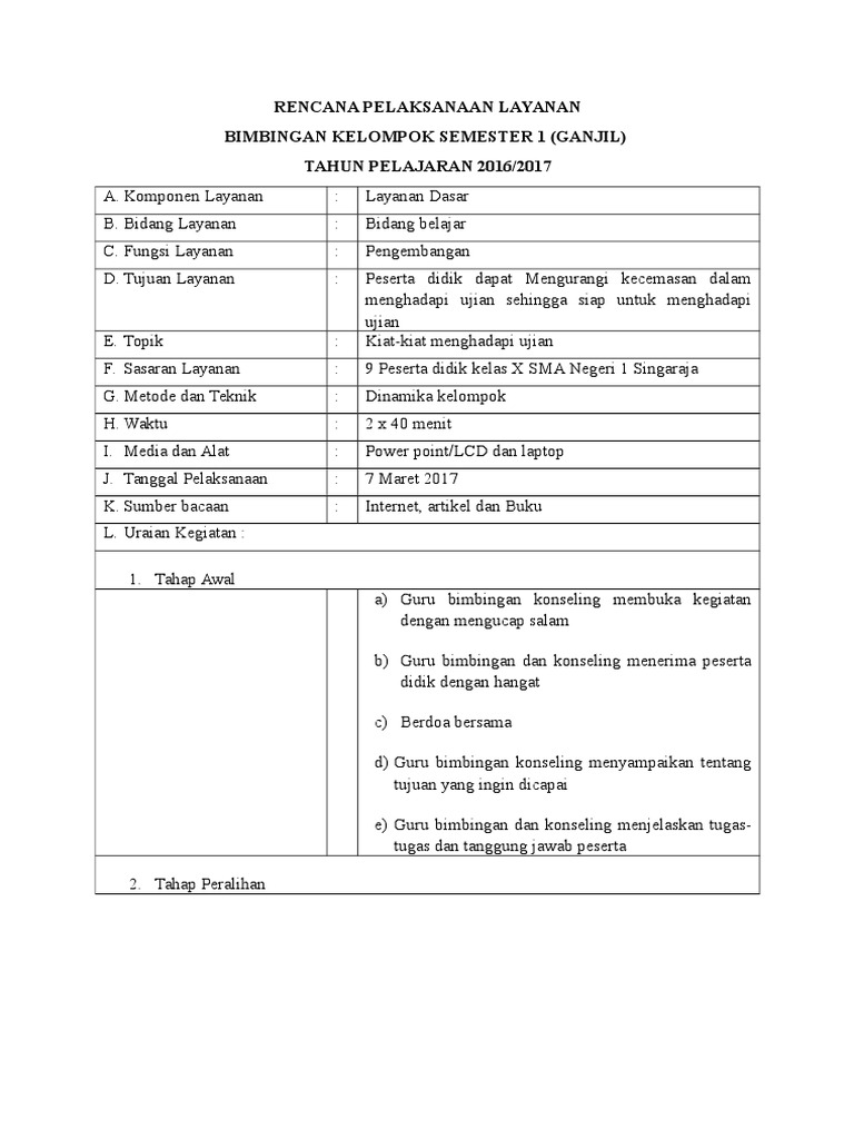 RPL BKP | PDF | Karier & Perkembangan