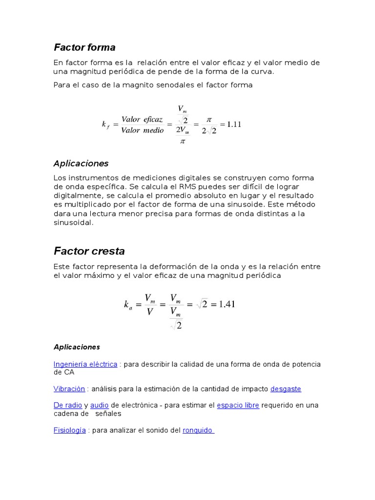 Factor Forma | PDF