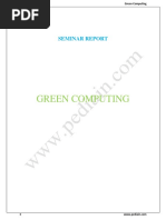 Green Computing (Different Questions) Assignment-I 3rd Sem | PDF | Data Center | Computing