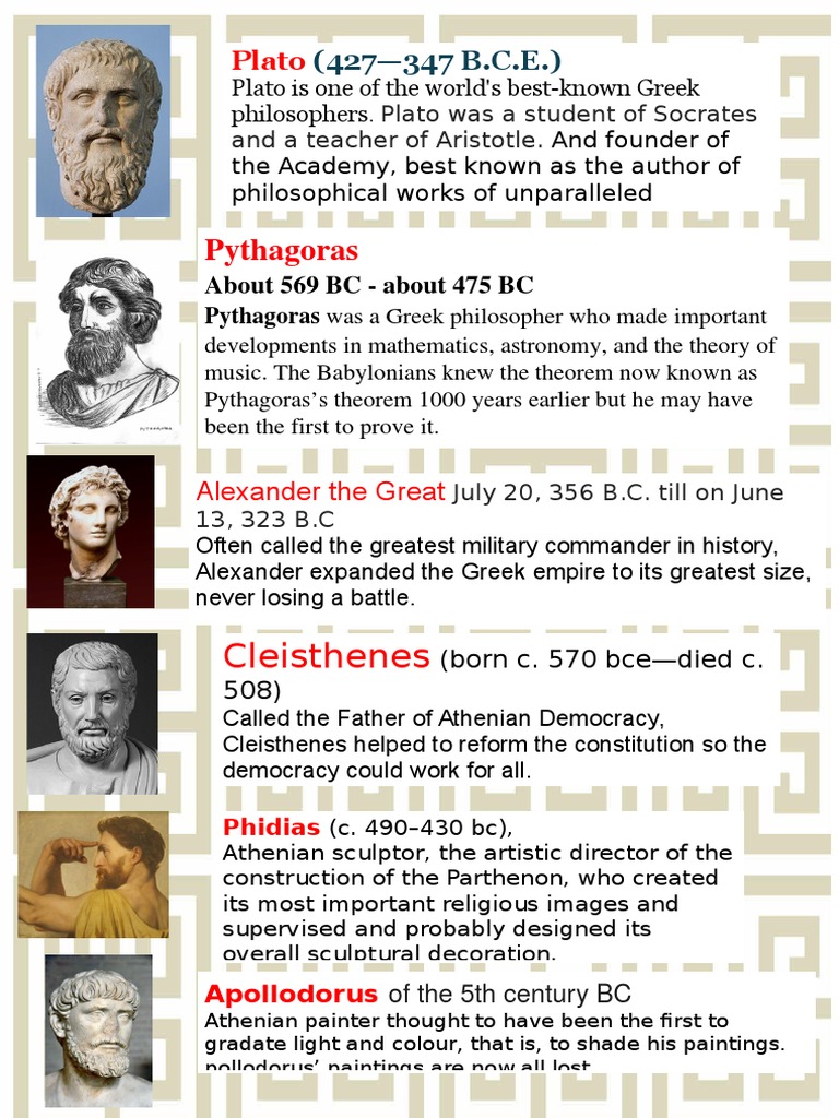 Key Figures of Ancient Greece | PDF