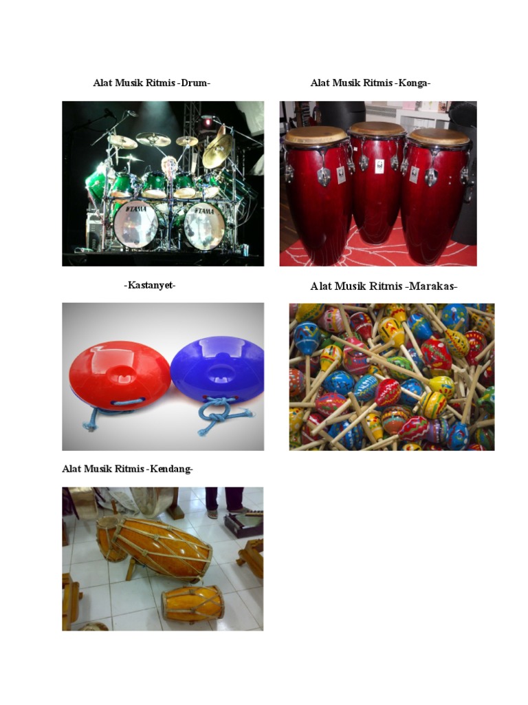 Alat Musik Ritmis Melodis Dan Harmonis Dan Gambarnya Pdf