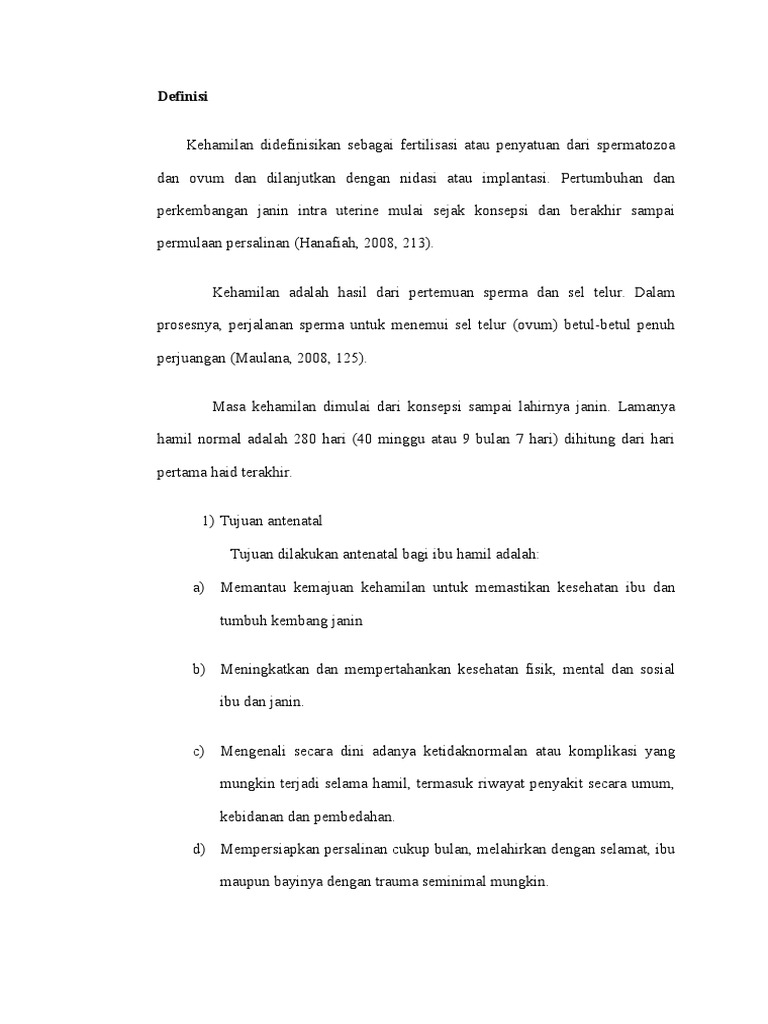 Materi Mind Map Ibu Hamil | PDF