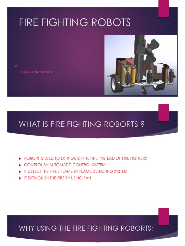 Fire Fighting Robots | PDF