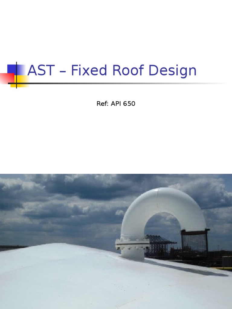 AST - Fixed Roof Design | PDF | Column | Roof