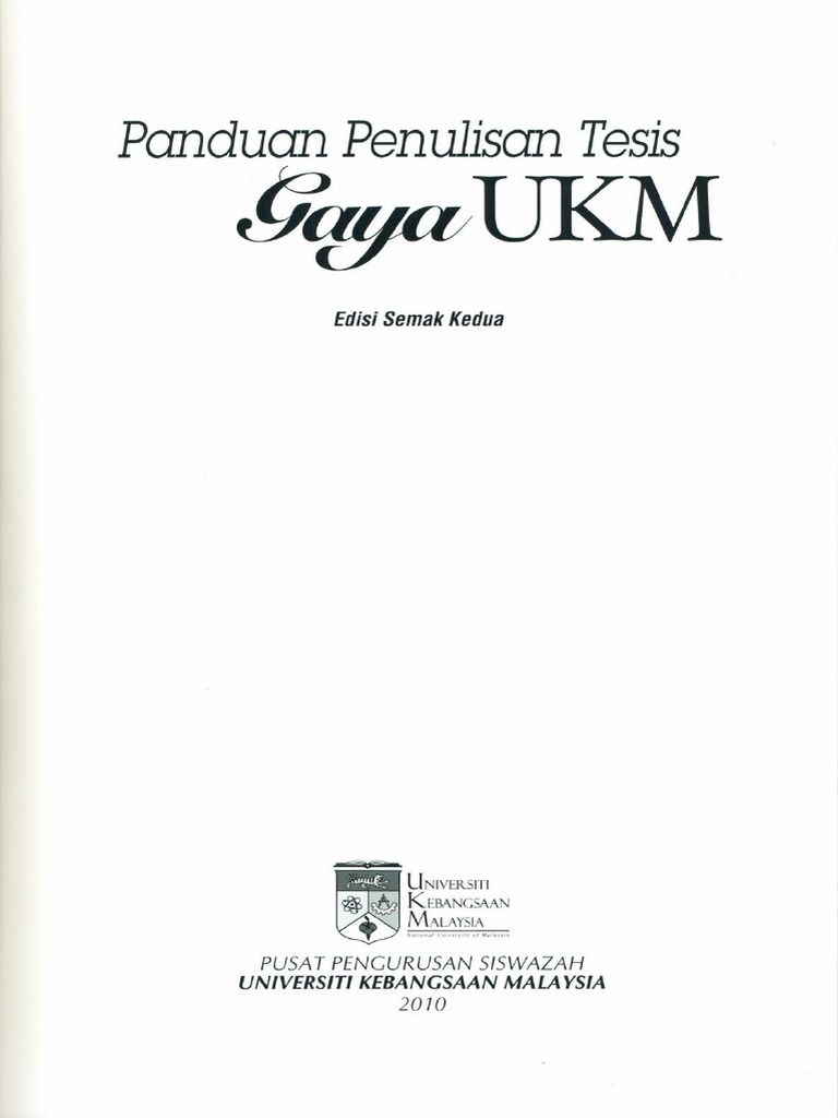 Penulisan Gaya UKM PDF | PDF