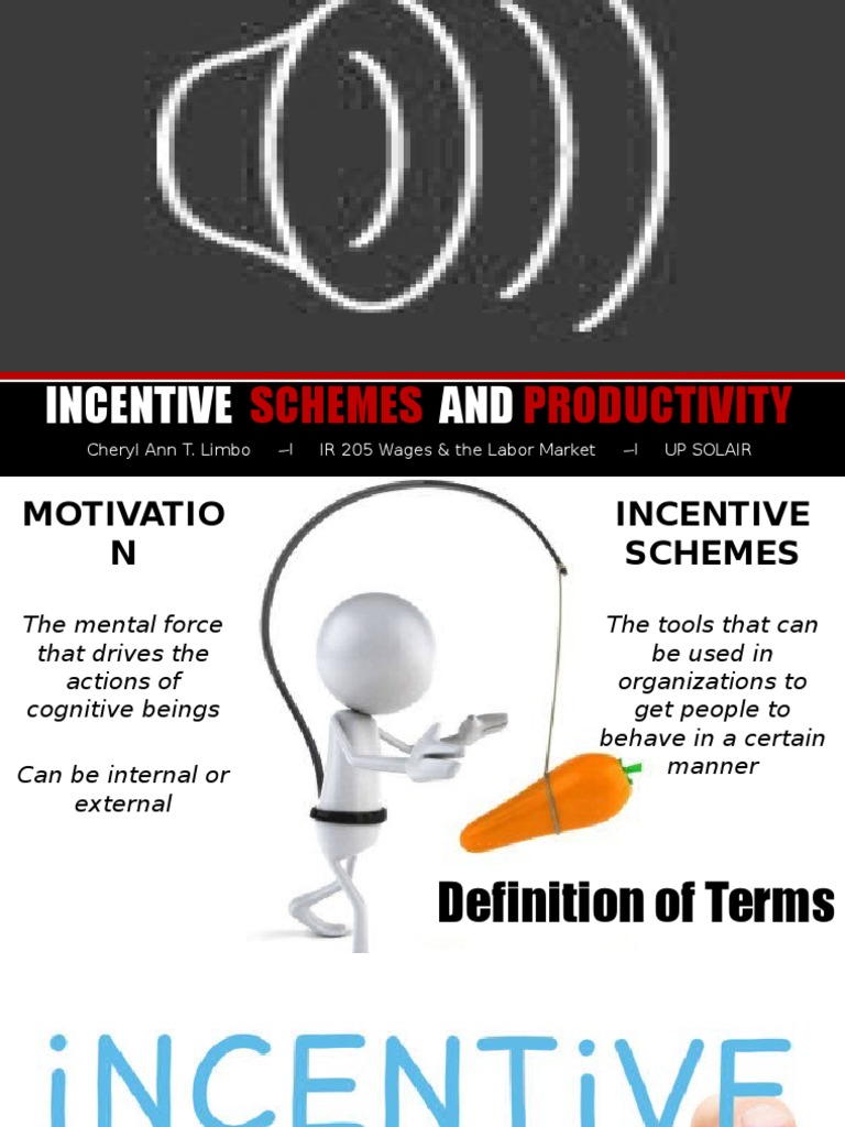 INCENTIVE SCHEMES AND PRODUCTIVITY | PDF | Motivation | Motivational