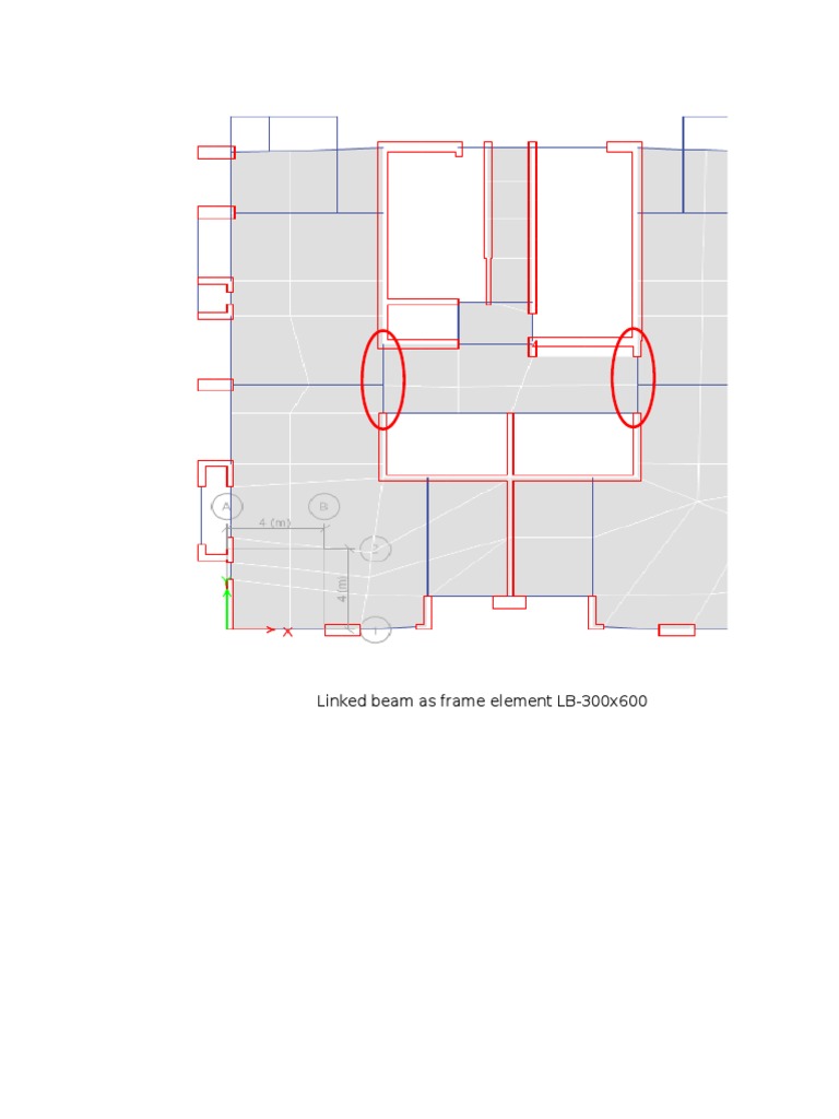 Linked Beam As Frame Element LB-300x600 | PDF