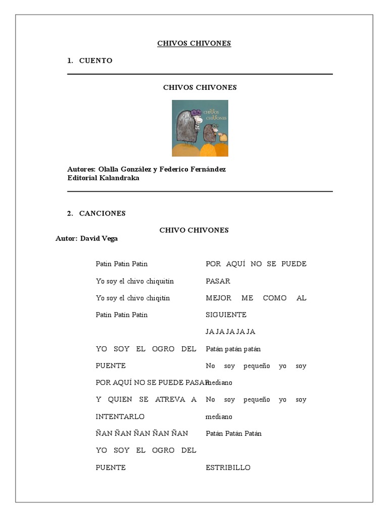 Chivos Chivones | PDF