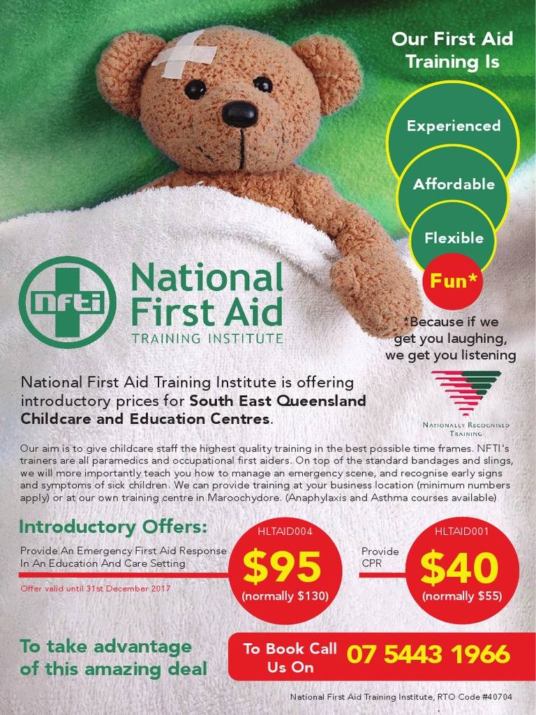 Our First Aid Training Is: Introductory Offers | PDF