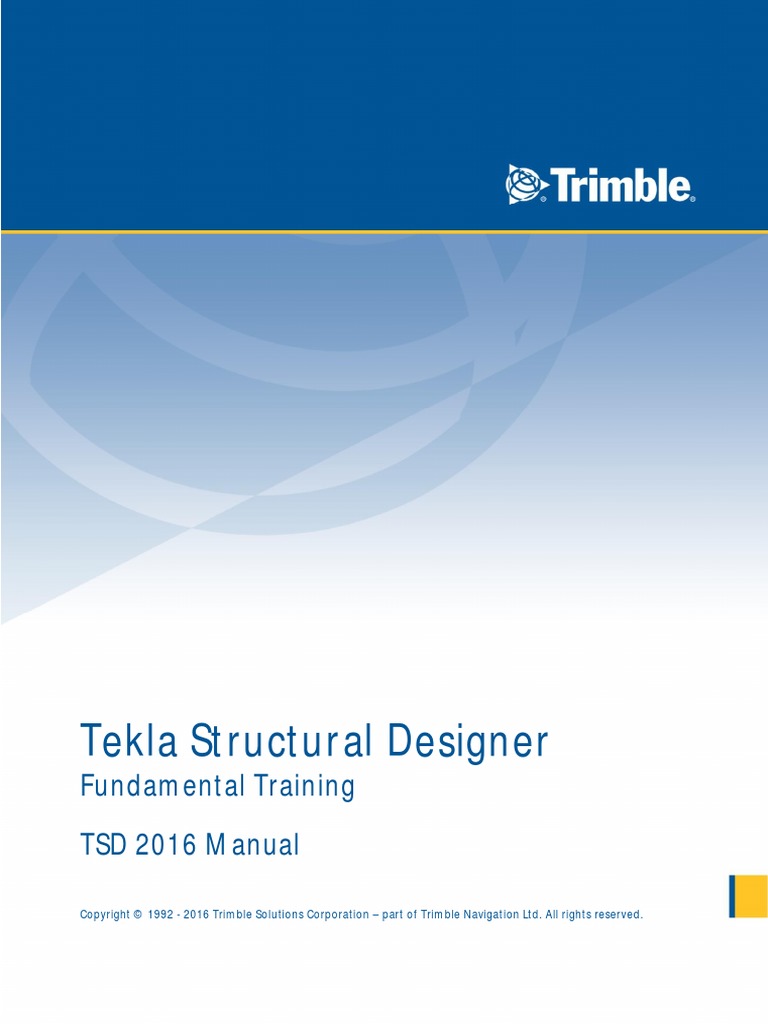 TSD 2016 Fundamental Training Manual PDF | PDF