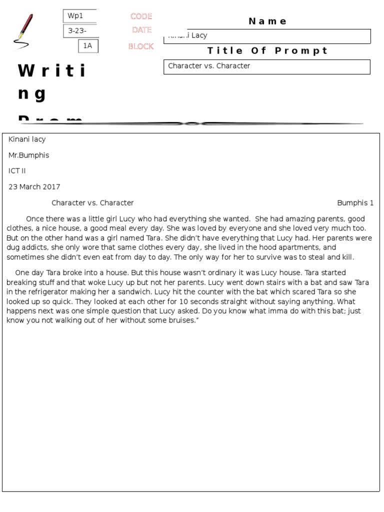 Writing Prompt 35 | PDF