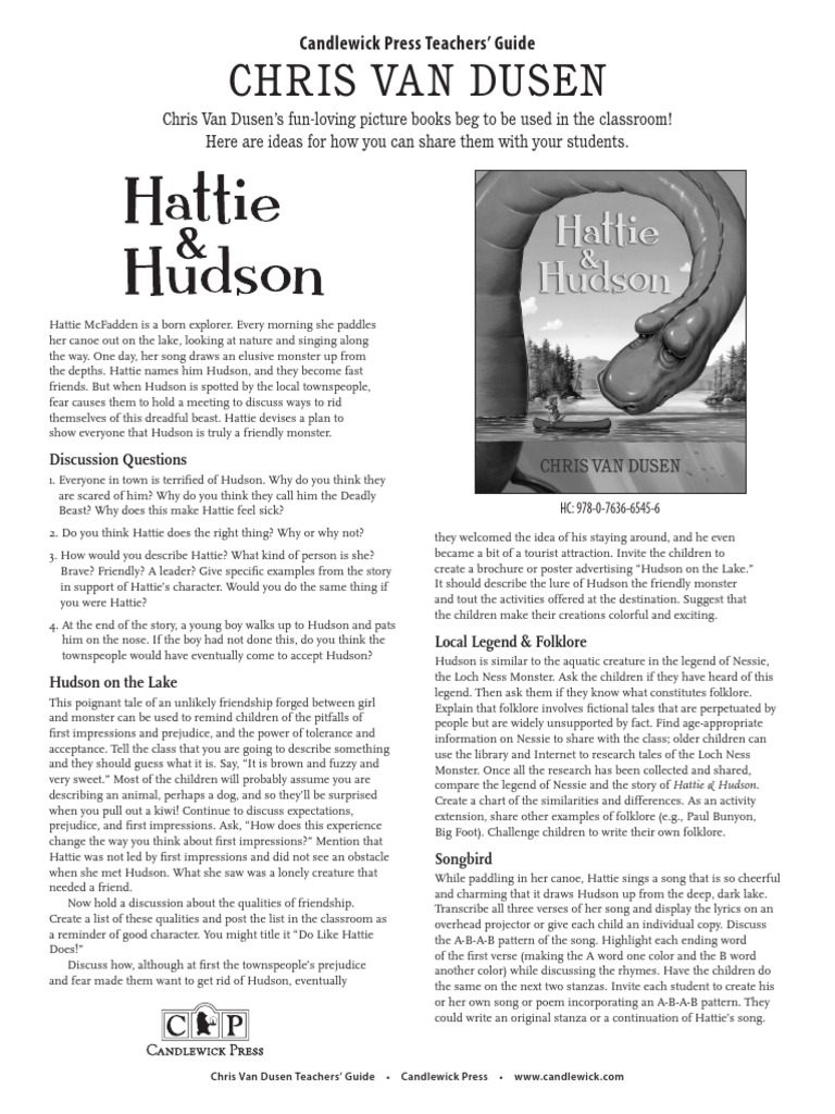 Chris Van Dusen Classroom Guide | PDF | Loch Ness Monster | Science