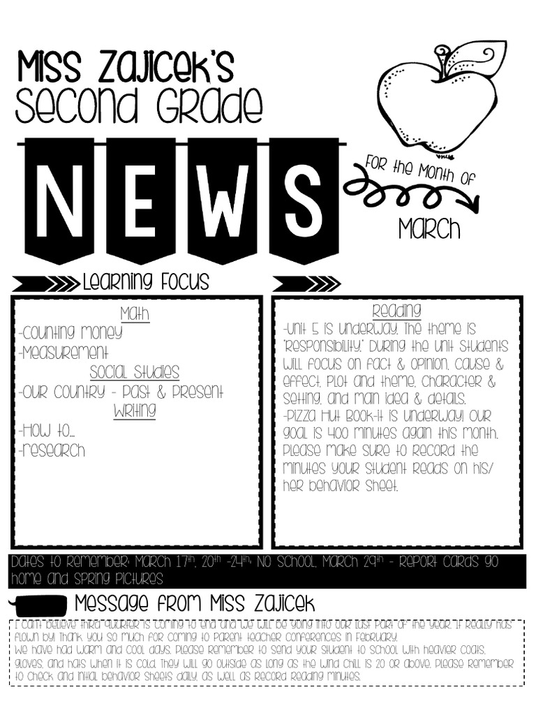 March Newsletter | PDF