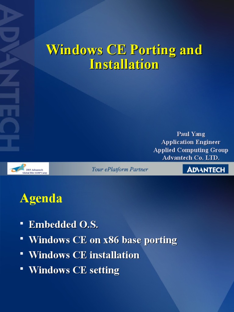 02 - Windows CE Porting and Installation - 1 | PDF | Booting ...
