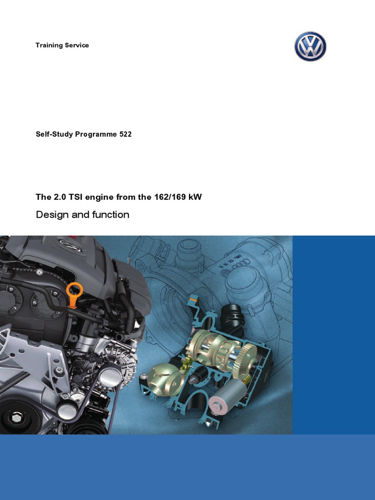 SSP 522 - The 2.0-Liter 162 KW 169 KW TSI Engine | PDF | Turbocharger ...