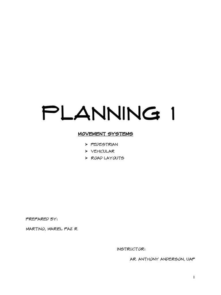 Movement Systems | PDF | Road Surface | Controlled Access Highway