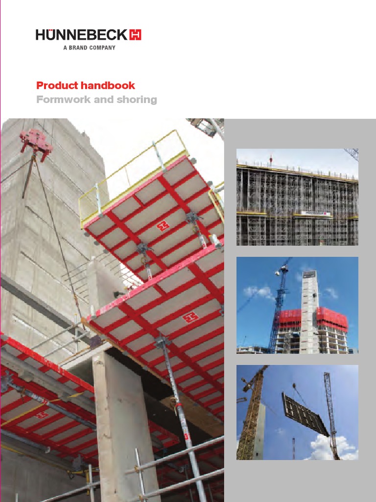 Hunnebeck Formwork and Shoring Product Handbook UK0715 | Trademark ...