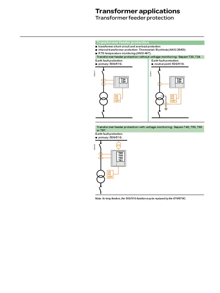 Transformer Protection Schemes | PDF | Transformer | Power (Physics)