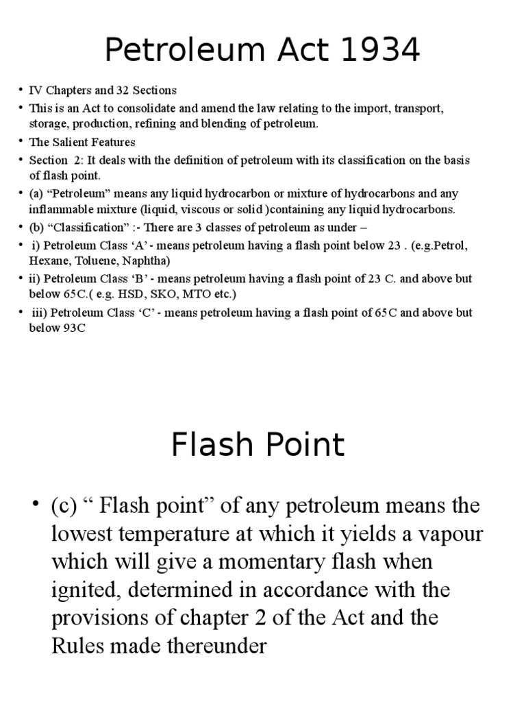 Overview of the Petroleum Act 1934 | PDF | Gasoline | Petroleum