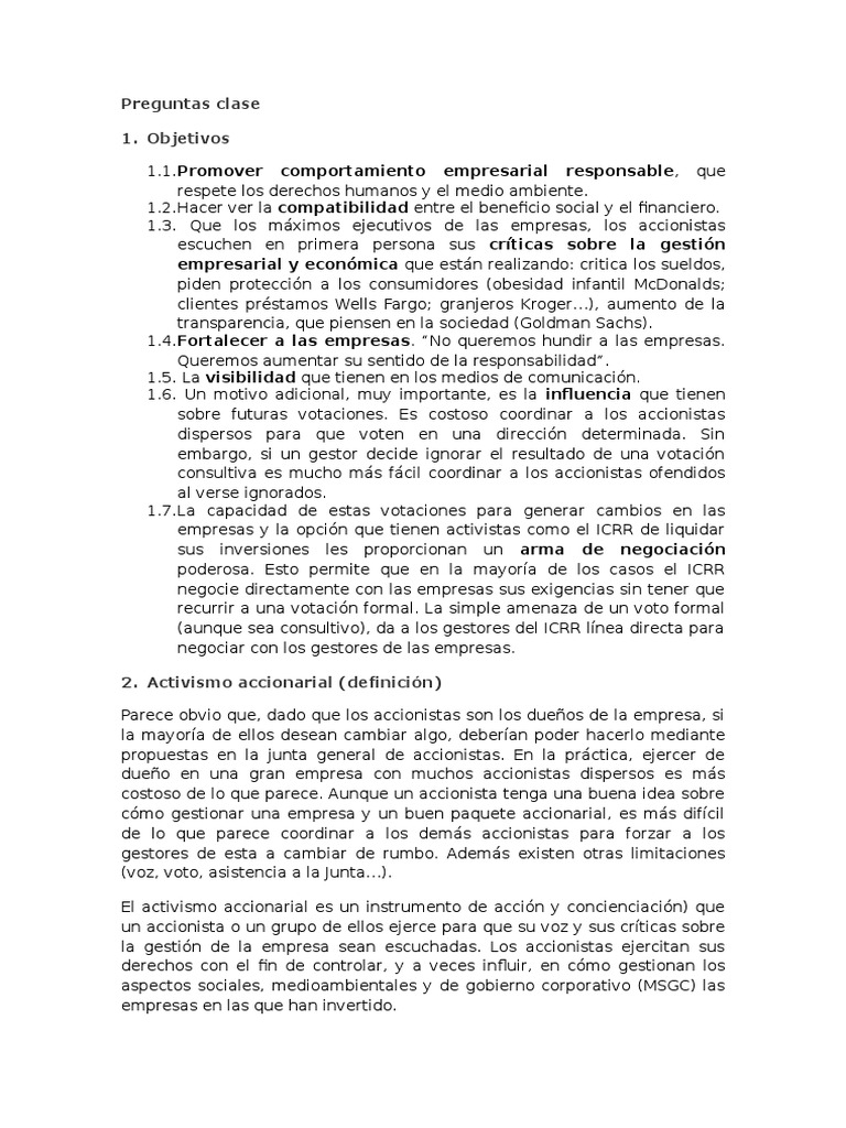 Ejemplo Respuesta Caso RSC | PDF | Corporaciones | Business