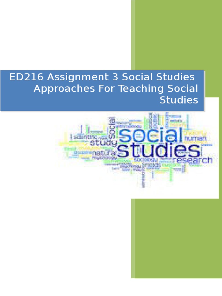 Approaches_for_Teaching_Social_Studies.docx | Teachers | Curriculum