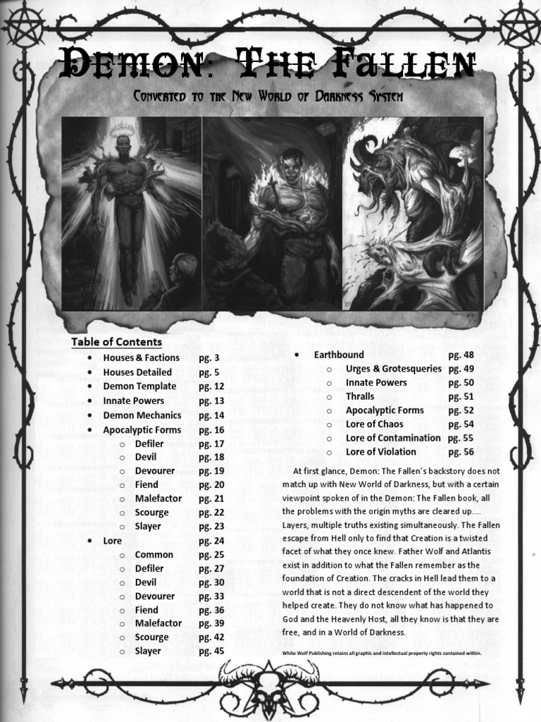 Demon The Fallen | PDF