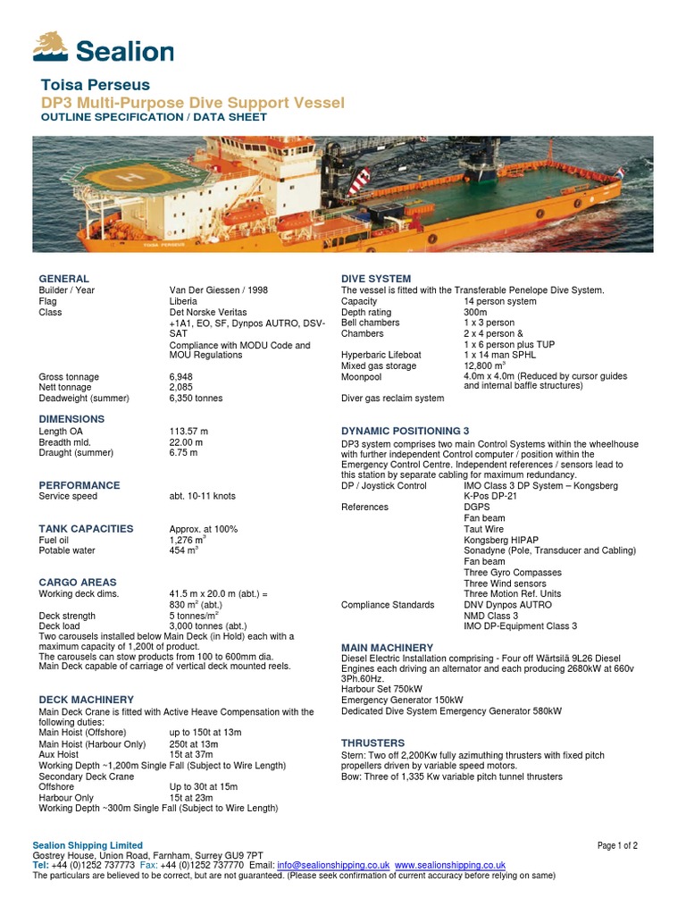 Data Sheet | PDF | Marine Propulsion | Shipping