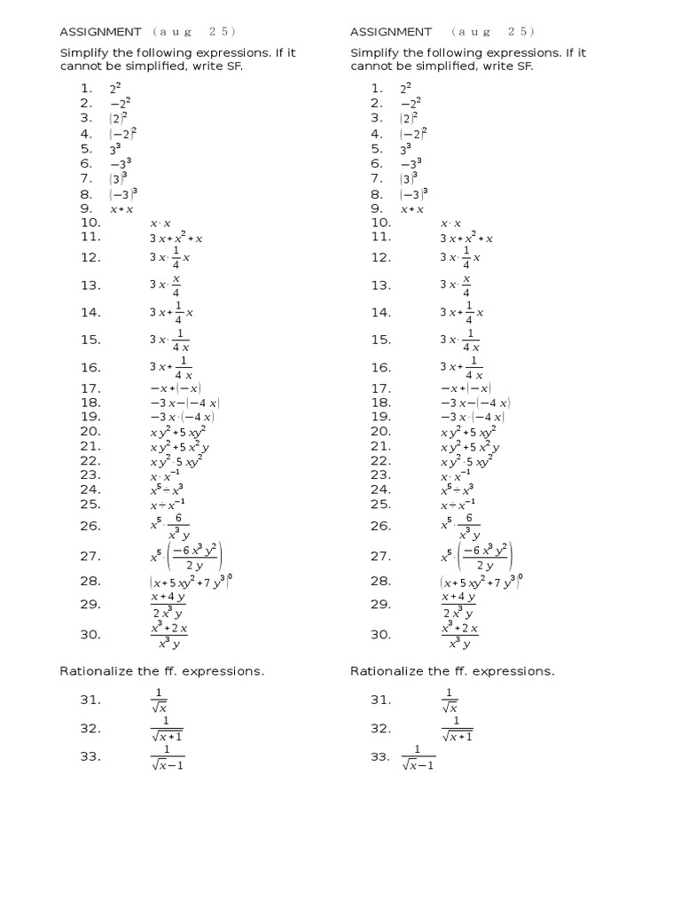 Additional Assignment Pdf