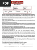 Trust Receipt Form | Receipt | Private Law