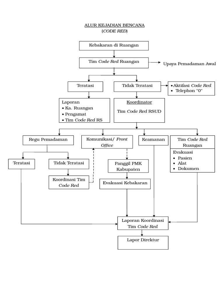 Alur Kejadian Bencana Code Red Revisi | PDF